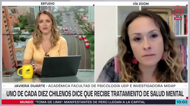 Entrevista a Javiera Duarte, académica de la Facultad de Psicología e ...