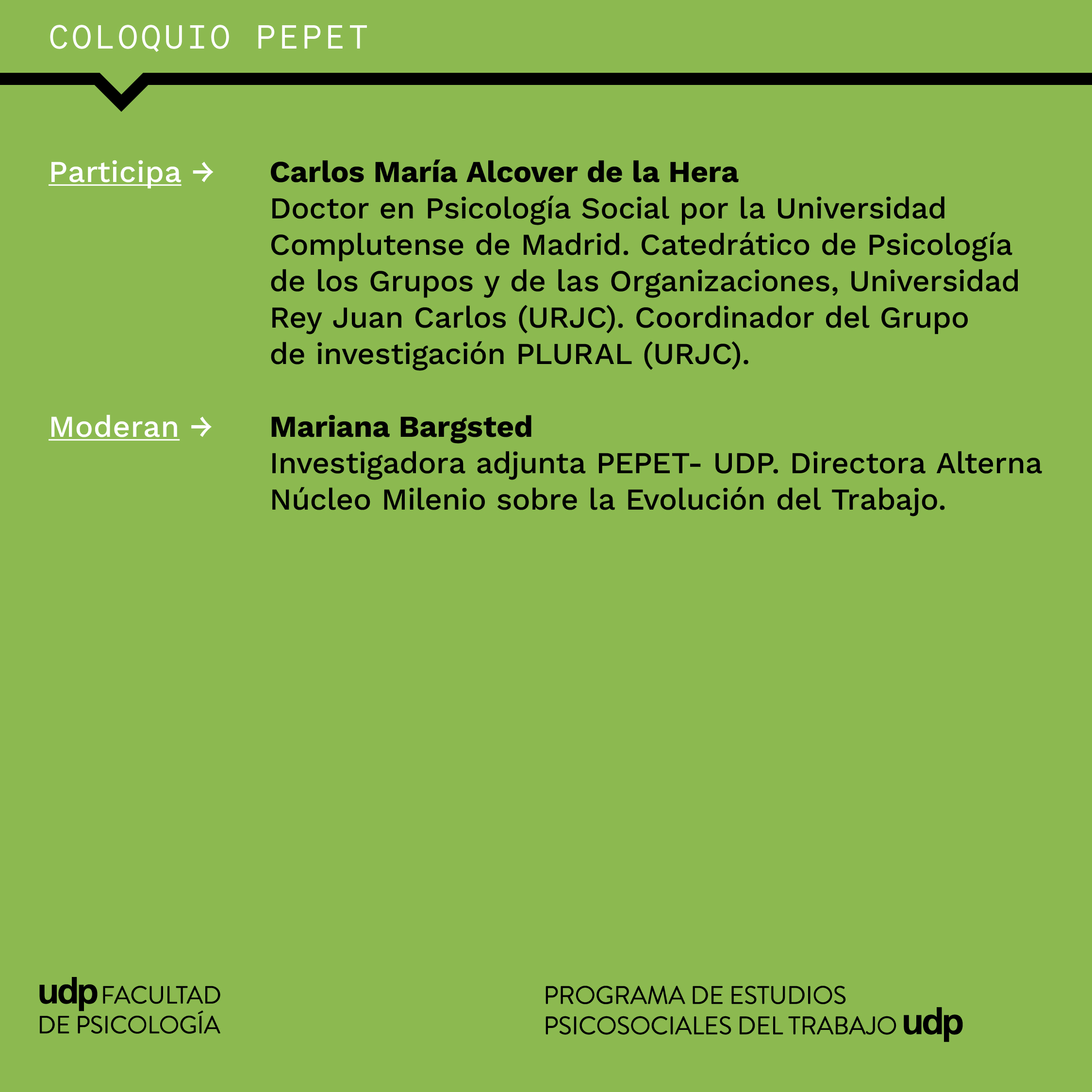 Coloquio PEPET: ¿Generaciones? ¿Qué generaciones? La gestión eficaz de ...